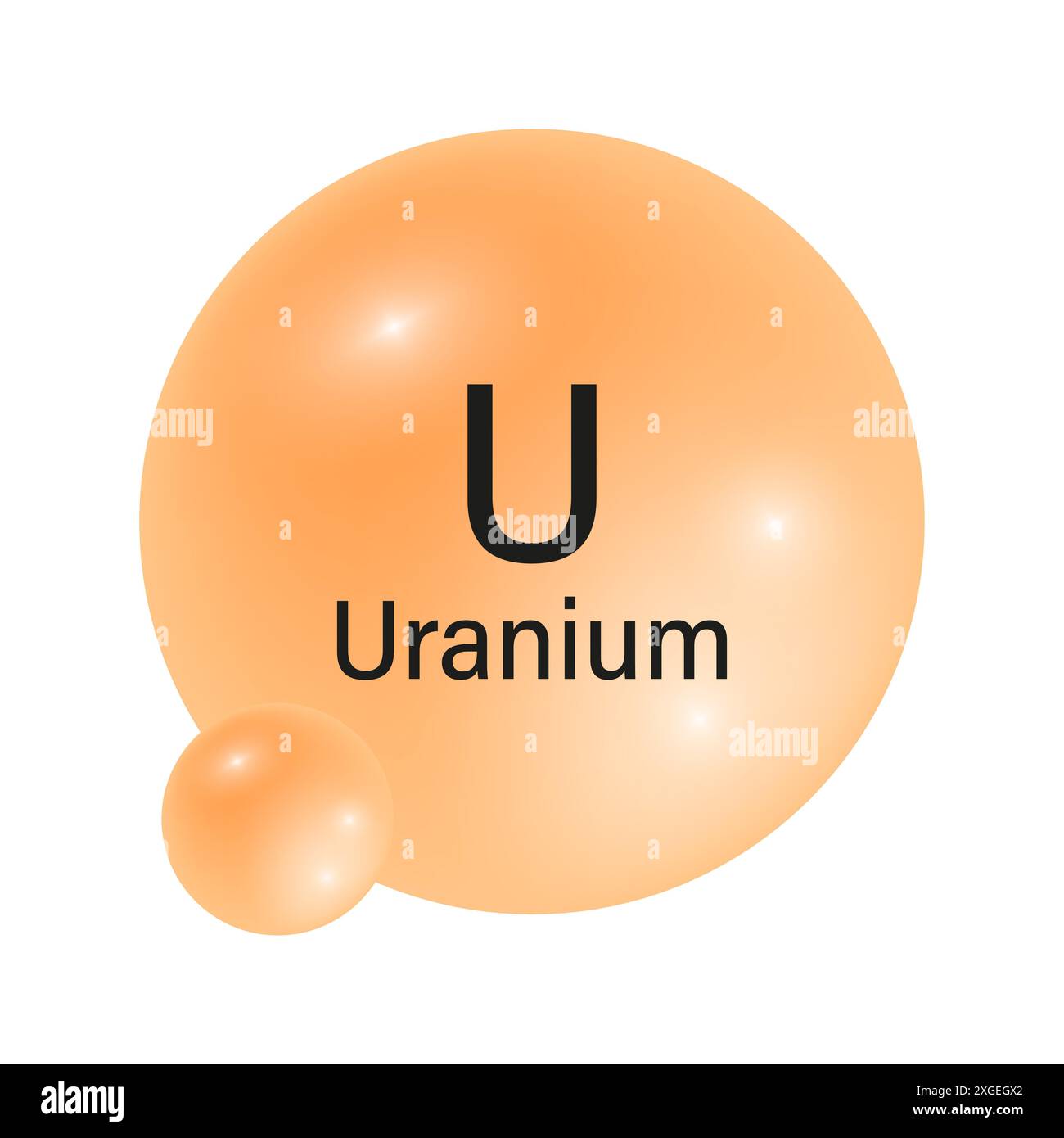 Symbol chemical element uranium hi-res stock photography and images - Alamy