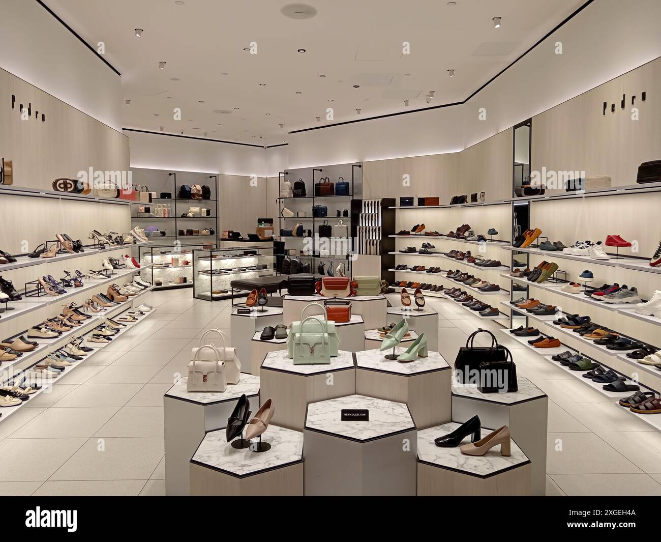 Kuala Lumpur, Malaysia - February 14, 2024: Interior view of Pedro shoe ...