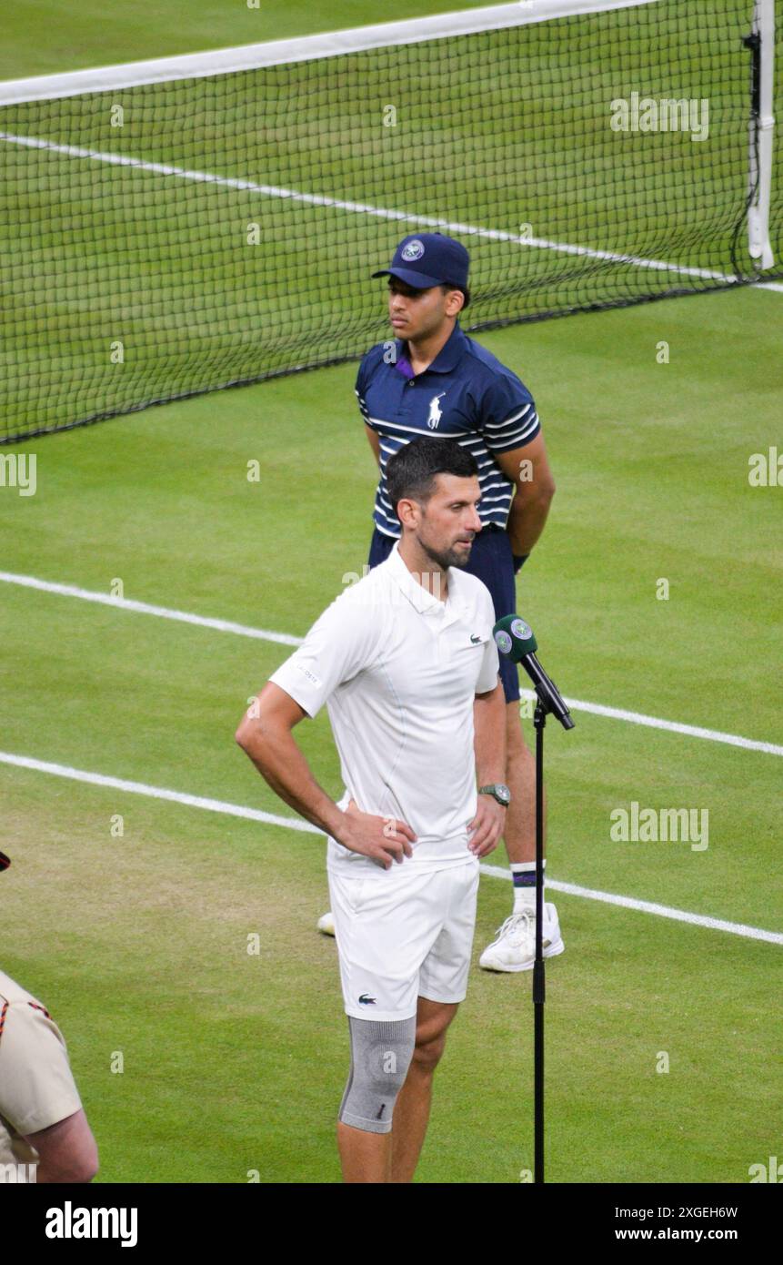 London, UK. 08th July, 2024. At Wimbledon Championships, Day 8 Taylor ...