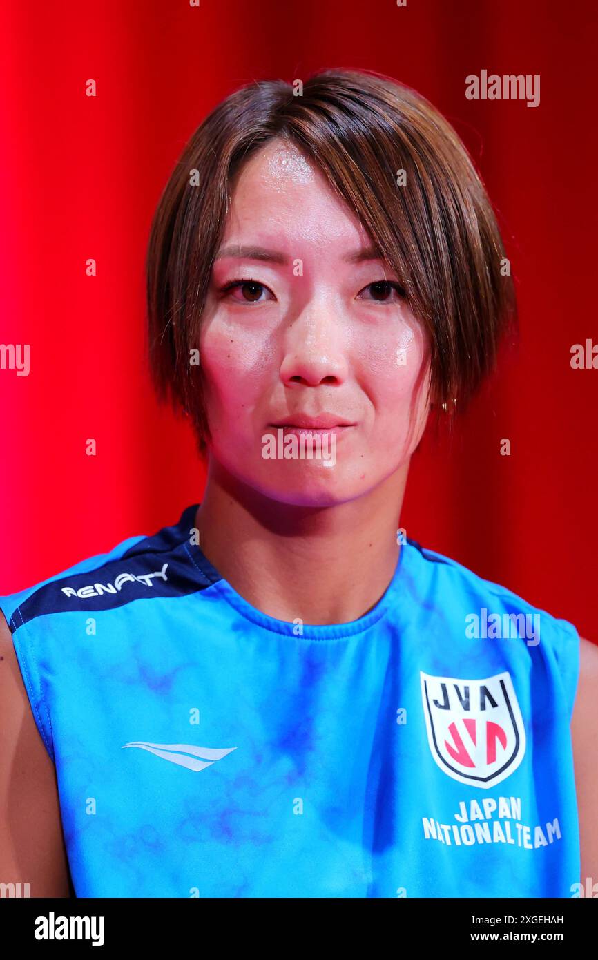 Miki Ishii (JPN), JULY 8, 2024 - Volleyball & Beach Volleyball : Japan national team send-off ...