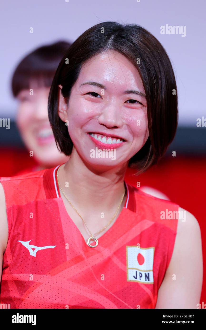 Sarina Koga (JPN), JULY 8, 2024 - Volleyball & Beach Volleyball : Japan national team send-off ...