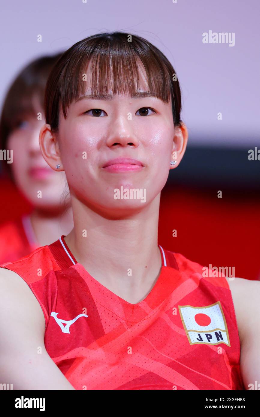 Kotona Hayashi (JPN), JULY 8, 2024 - Volleyball & Beach Volleyball : Japan national team send ...