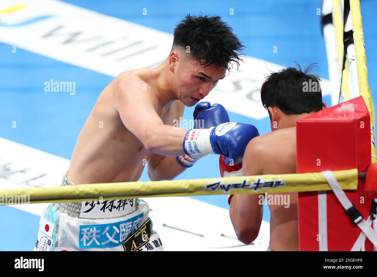 Tokyo, Japan. 7th July, 2024. Shun Sekine (JPN) Boxing : 8R Light ...