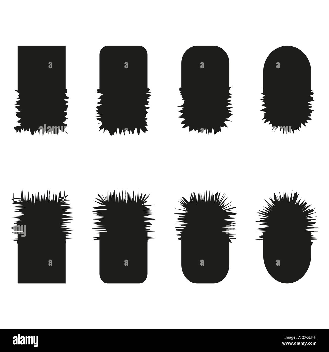 Spiky form Stock Vector Images - Alamy