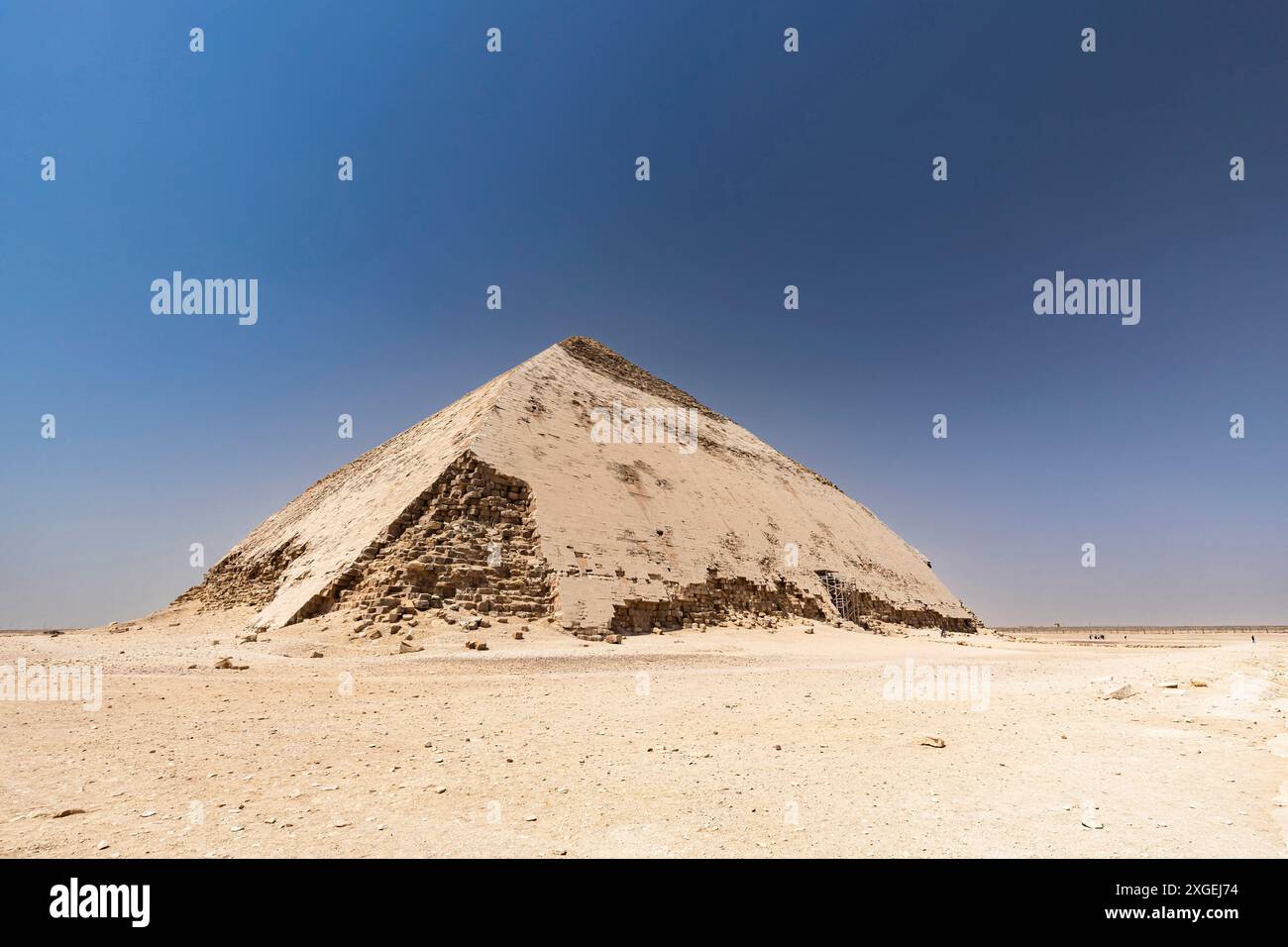Bent Pyramid, Pyramid of Pharaoh Sneferu(Snofru, Snefru), Dahshur ...