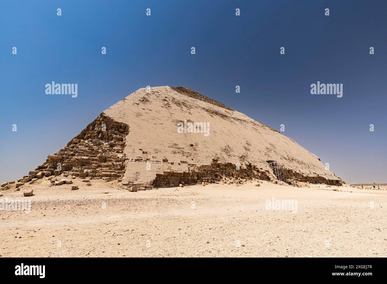 Bent Pyramid, Pyramid of Pharaoh Sneferu(Snofru, Snefru), Dahshur ...