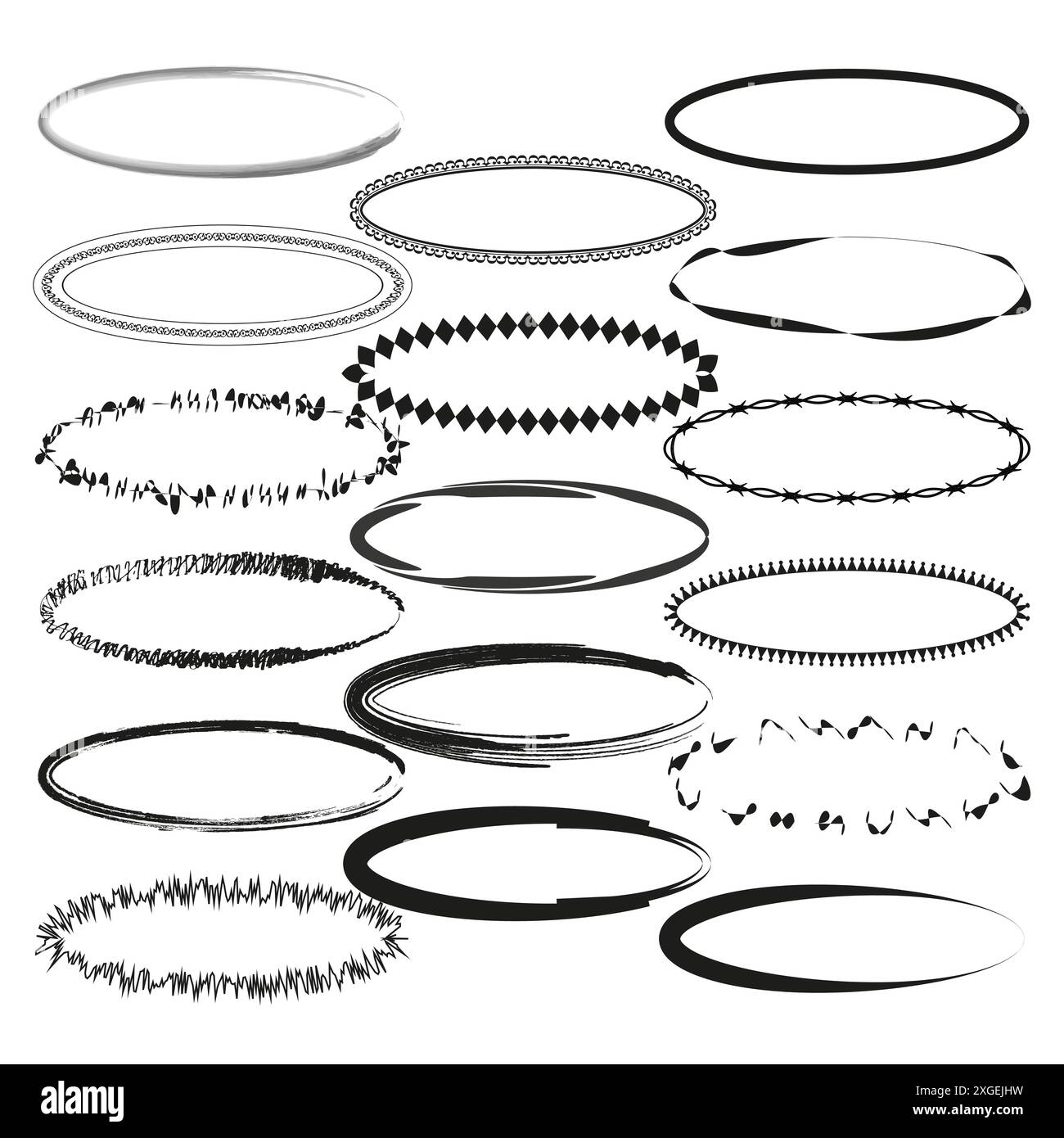Oval shapes symbol hi-res stock photography and images - Alamy
