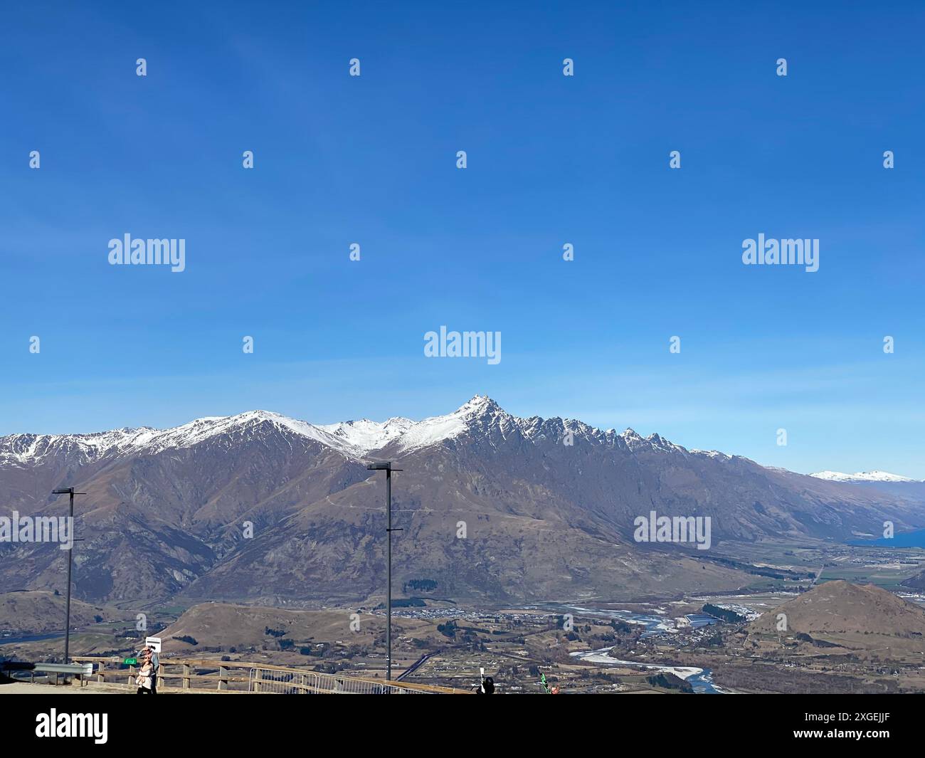 Photo of the Remarkables mountain range viewed from Coronet Peak in the ...