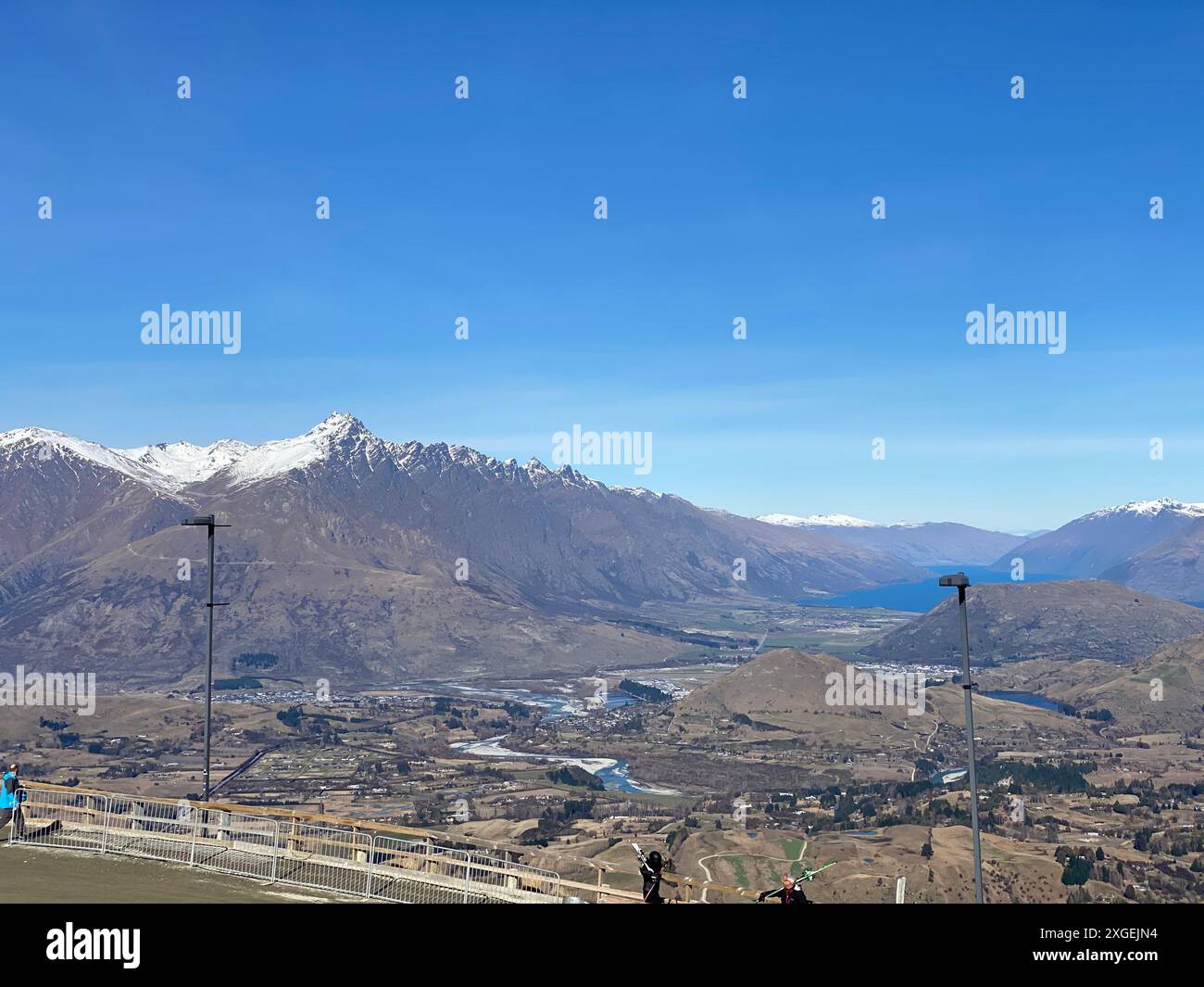 Photo of the Remarkables mountain range viewed from Coronet Peak in the ...