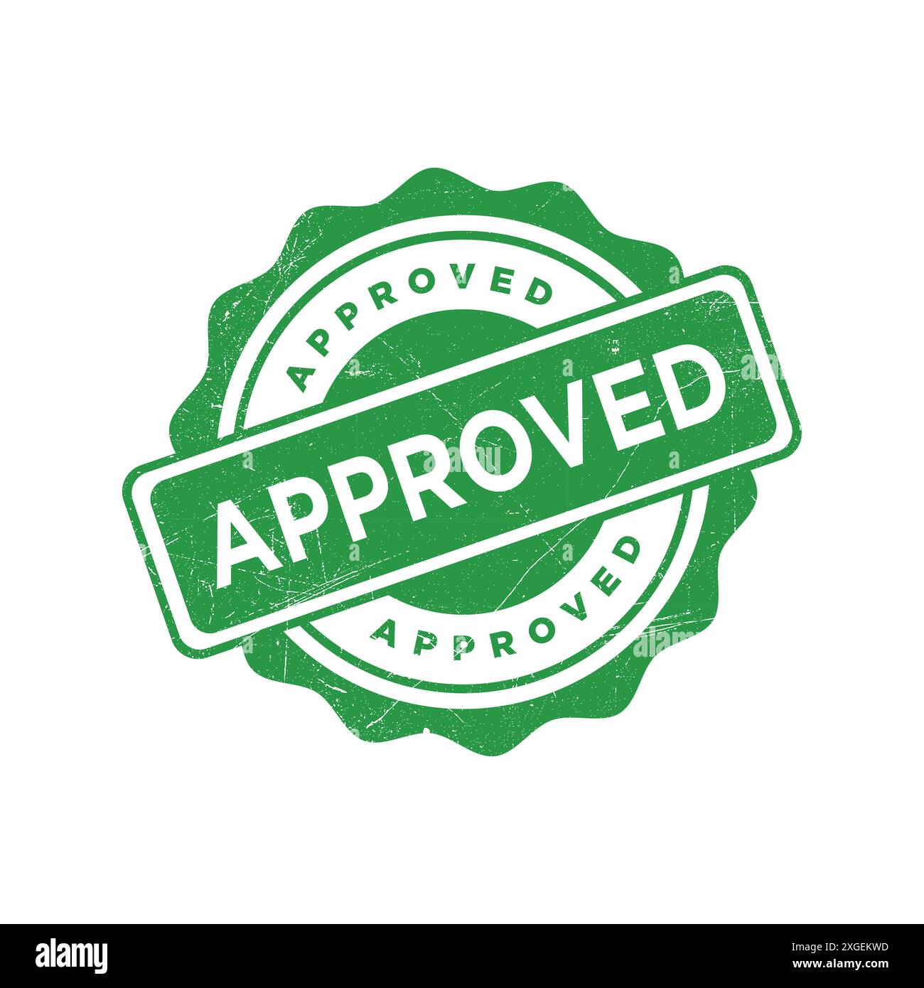 approved rubber stamp icon vector design template in white background ...