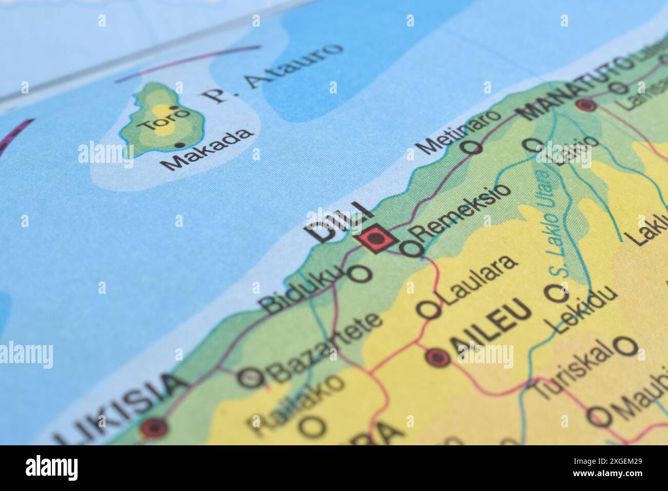 Map of timor leste hi-res stock photography and images - Alamy