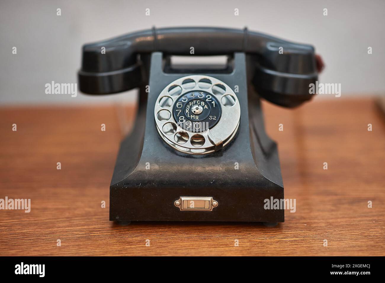 Classic dial phone Stock Photo - Alamy