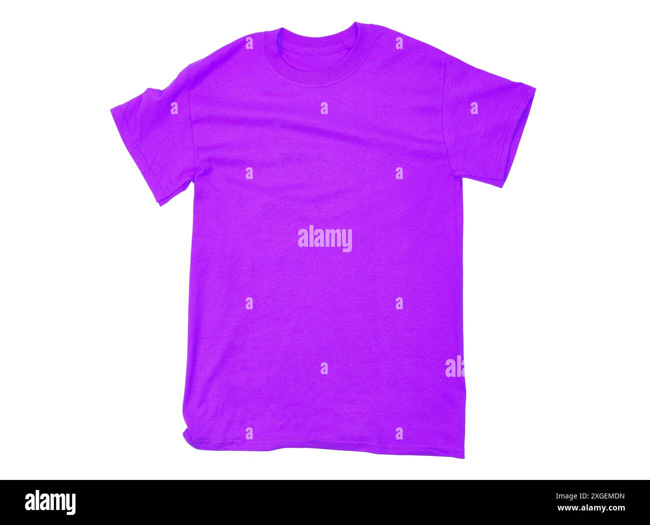 Purple tee shirt t shirt Cut Out Stock Images & Pictures - Alamy