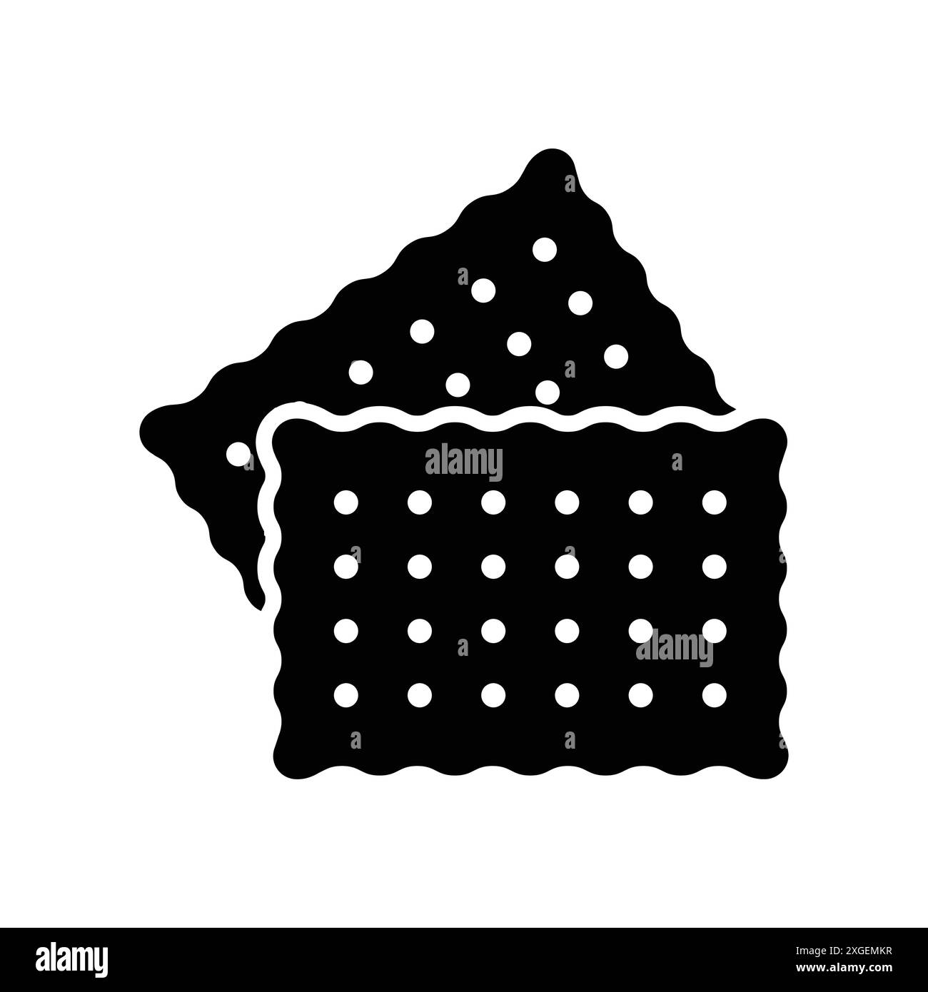 biscuit icon vector design template in white background Stock Vector ...