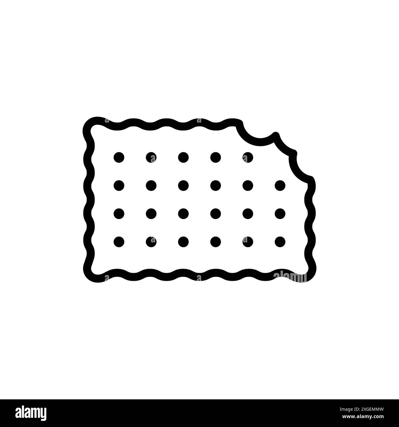 biscuit icon vector design template in white background Stock Vector ...