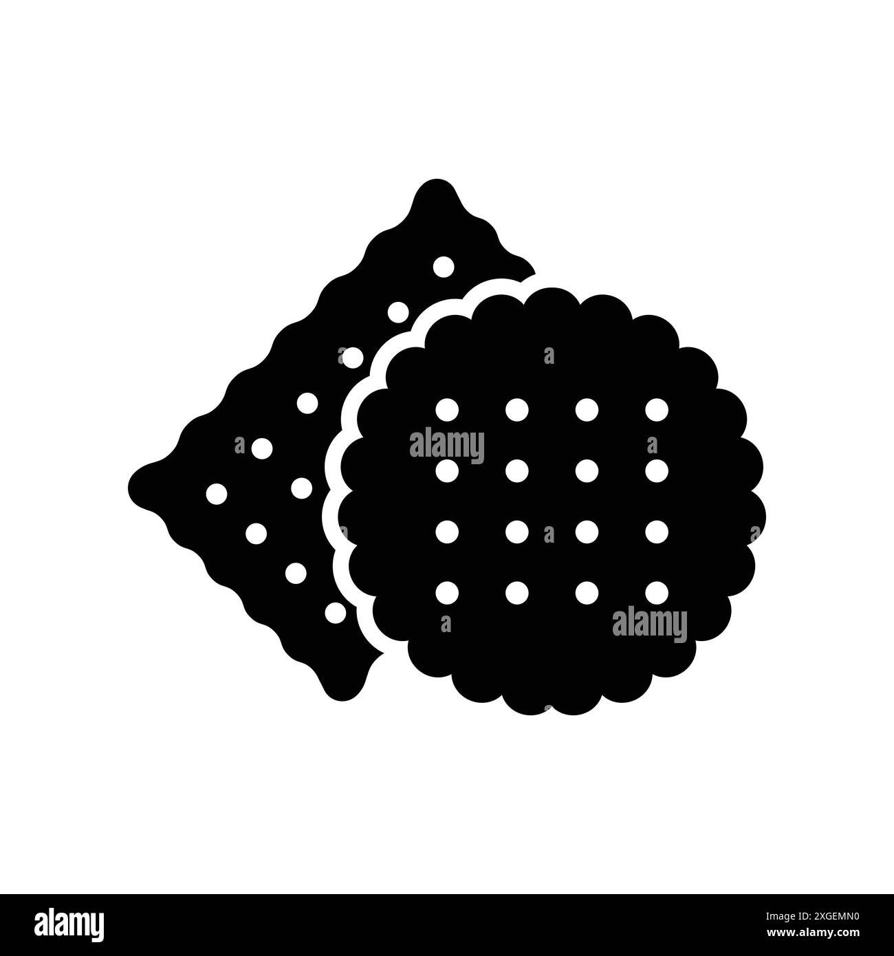 biscuit icon vector design template in white background Stock Vector ...