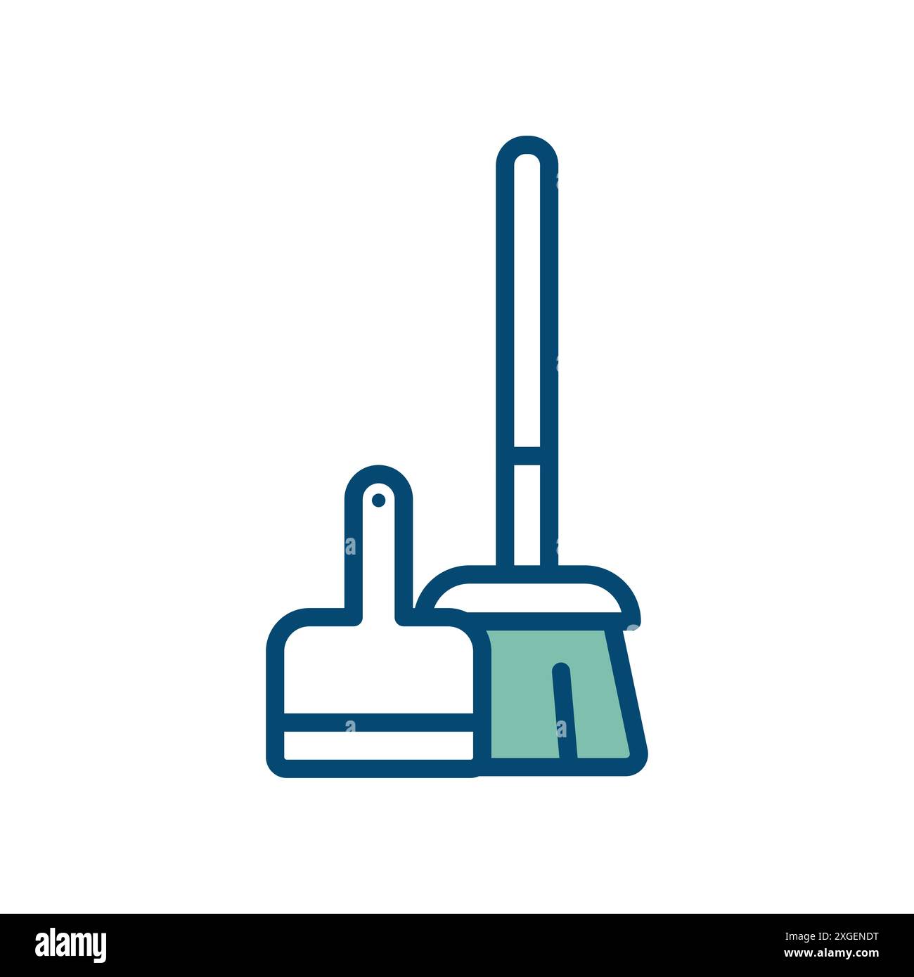 Dust broom vector hi-res stock photography and images - Alamy