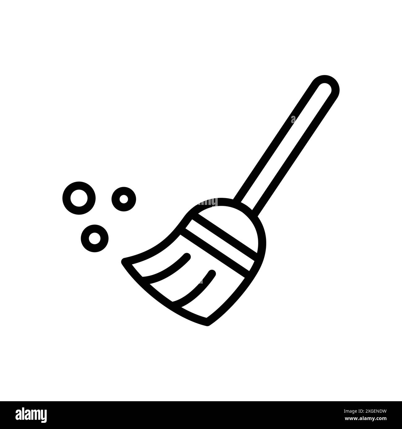 broom icon vector design template in white background Stock Vector ...