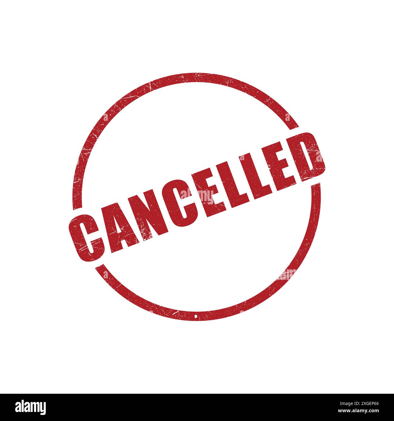 cancelled stamp icon vector design template in white background Stock ...