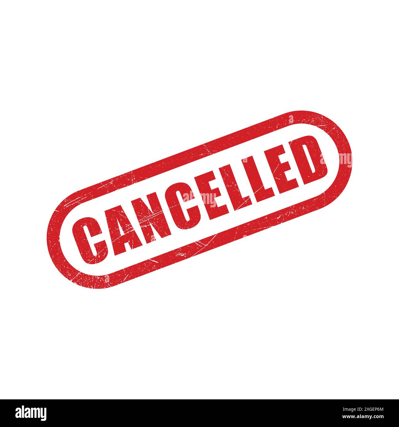 cancelled stamp icon vector design template in white background Stock ...