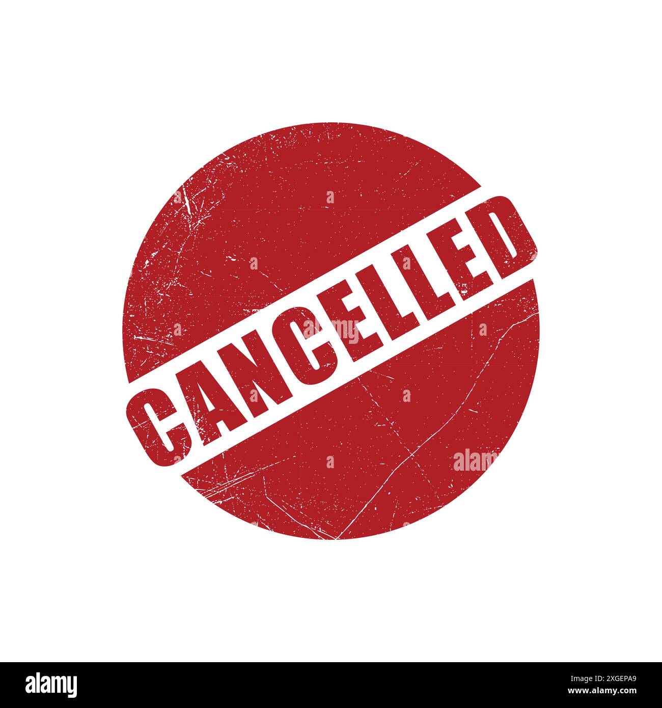 cancelled stamp icon vector design template in white background Stock ...