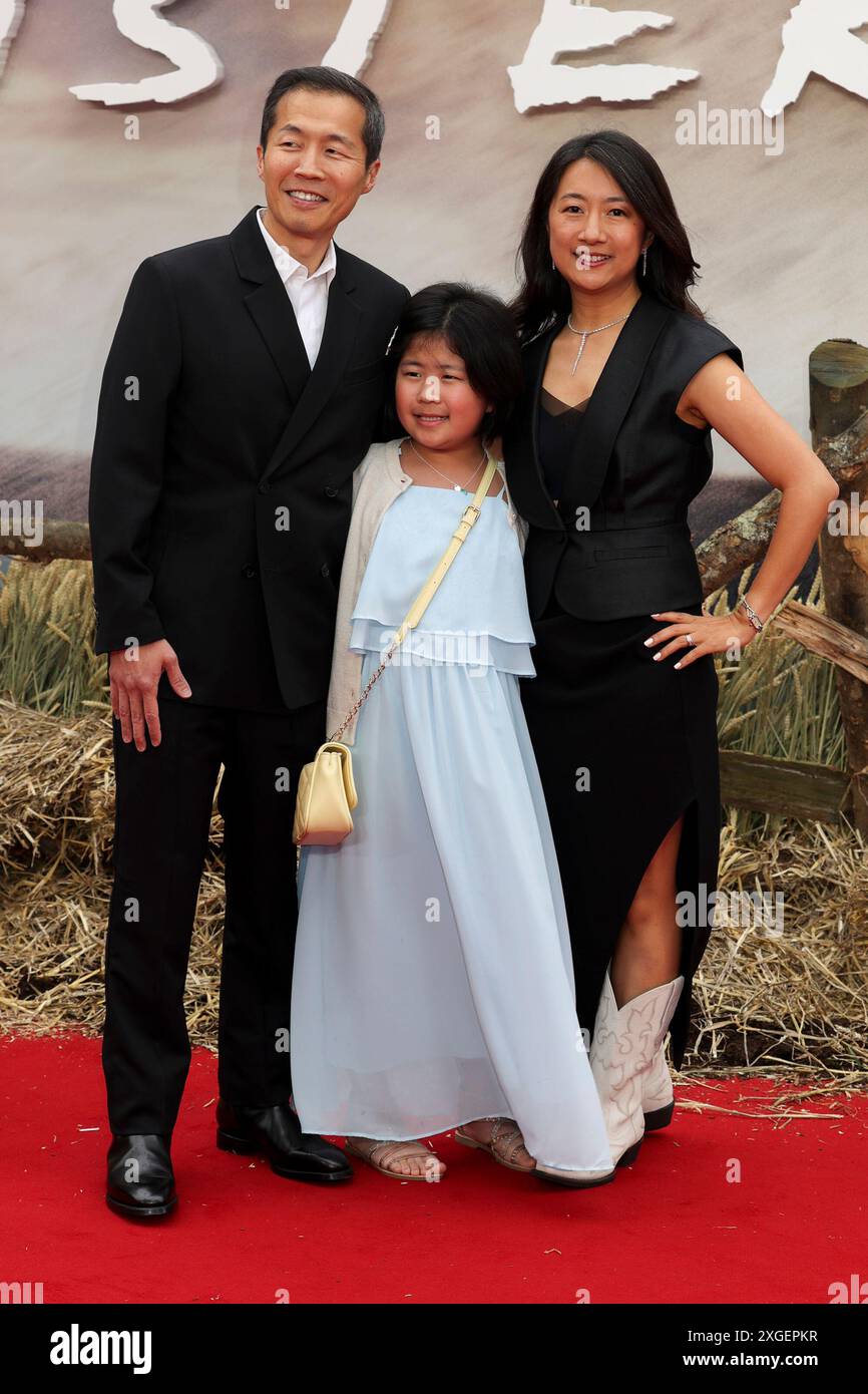London, UK. 08th July, 2024. Lee Isaac Chung and Valerie Chung attend ...
