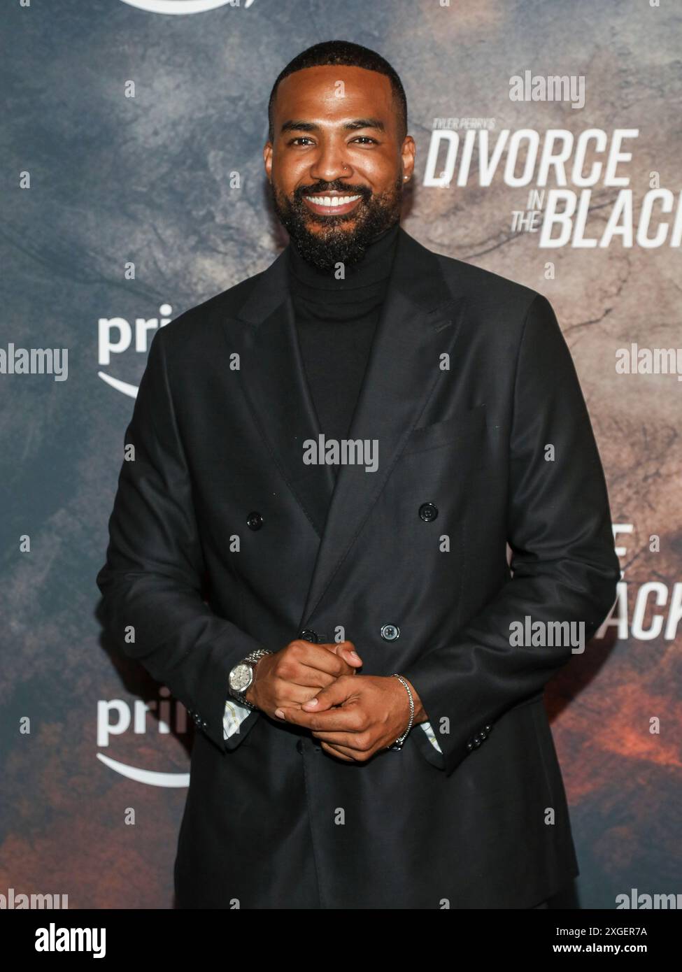 Actor Shannon Wallace attends the premiere of "Tyler Perry's Divorce in the Black" at the Regal ...