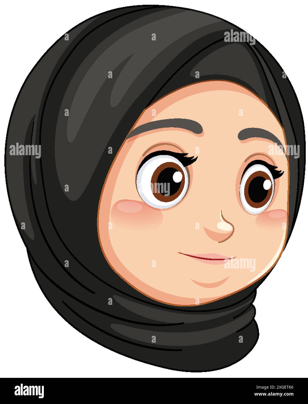 Vector illustration of a Muslim girl Stock Vector Image & Art - Alamy