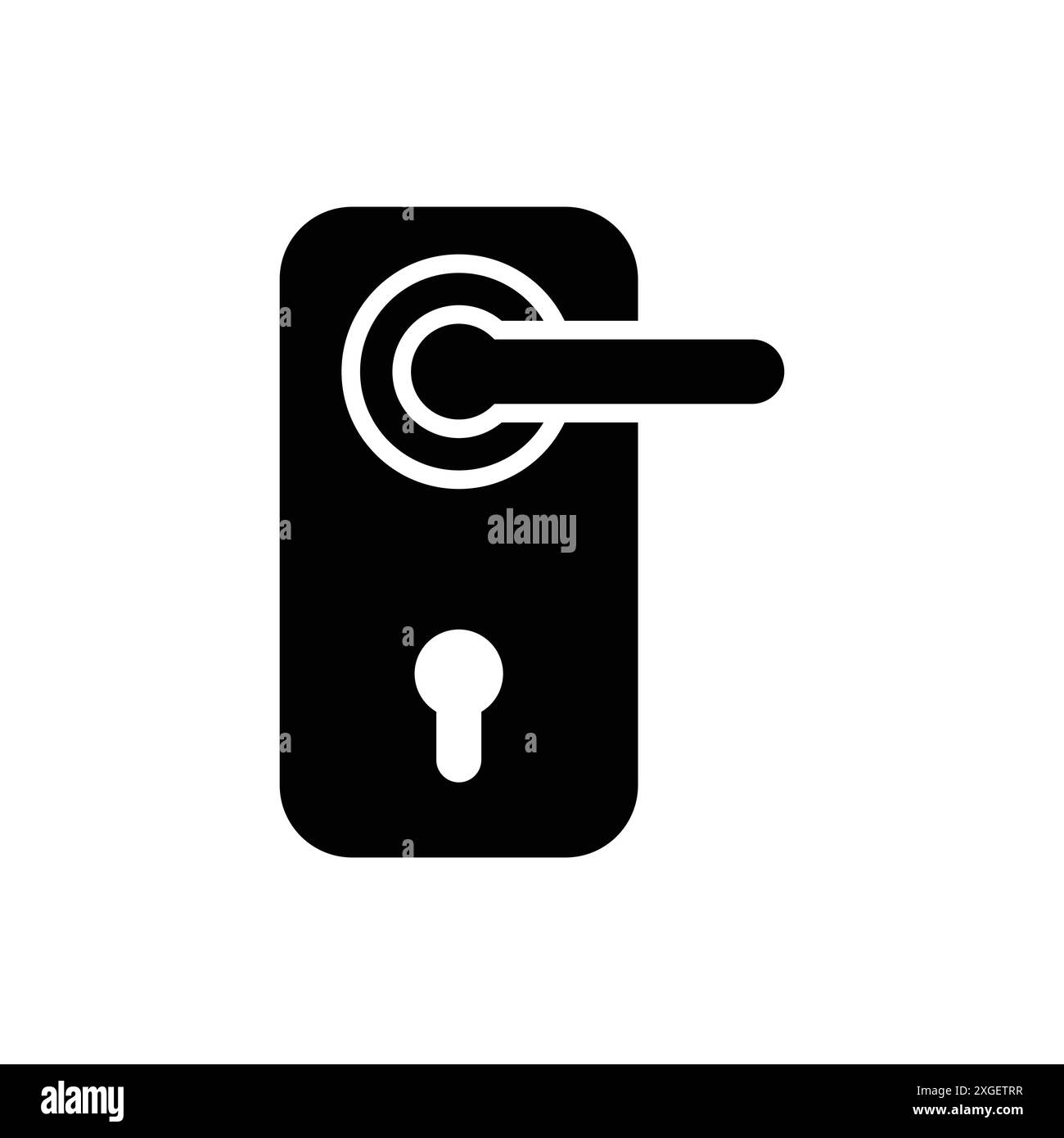 door handle icon vector design template in white background Stock ...