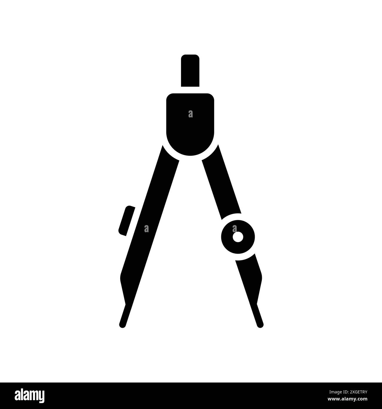 drawing compass icon vector design template in white background Stock ...