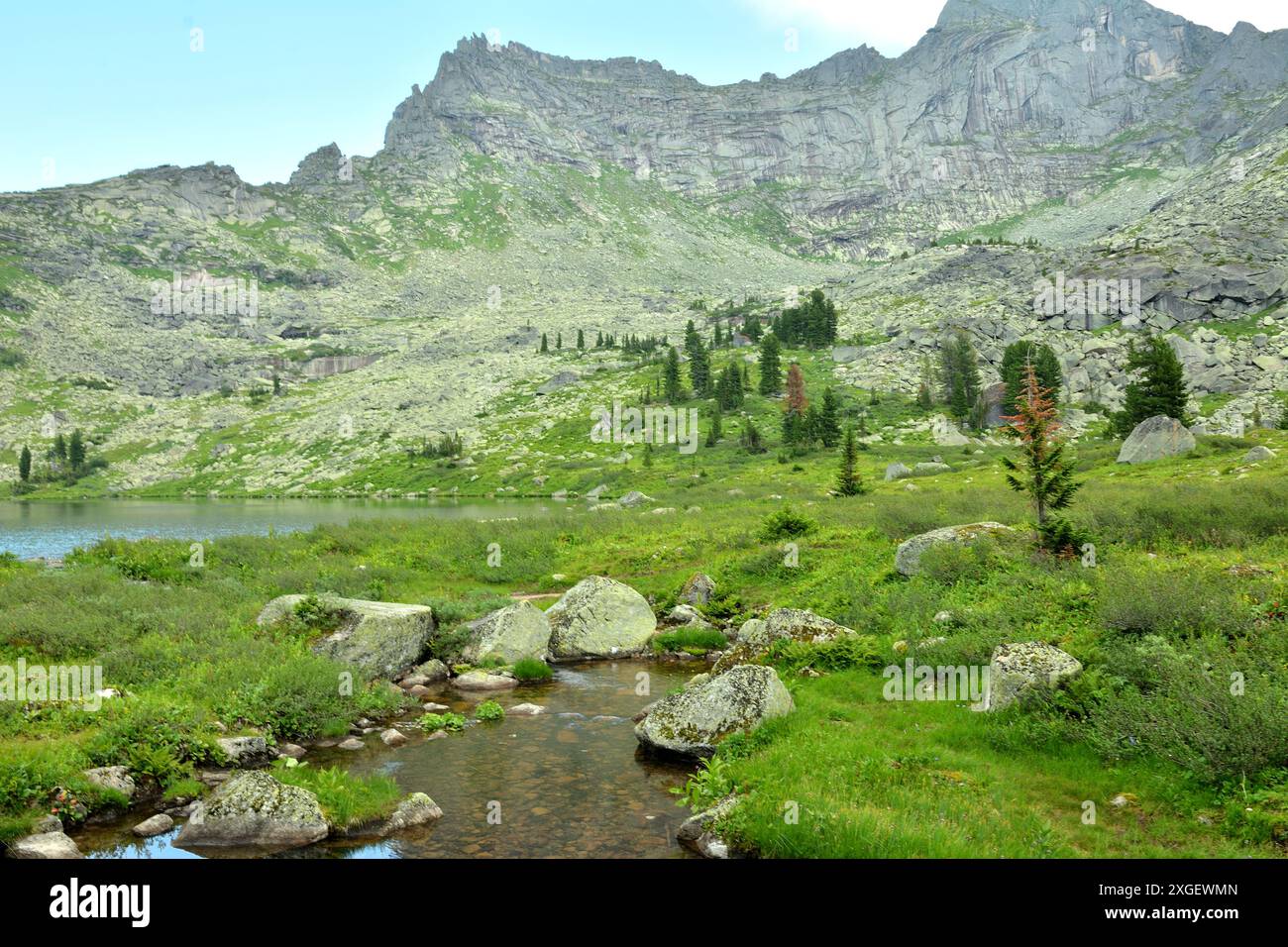 Shallow stream with high banks hi-res stock photography and images - Alamy