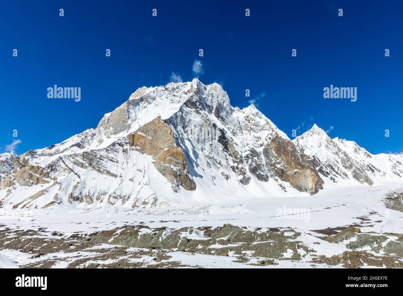 K2 mountain peak, second highest mountain in the world, K2 trek ...