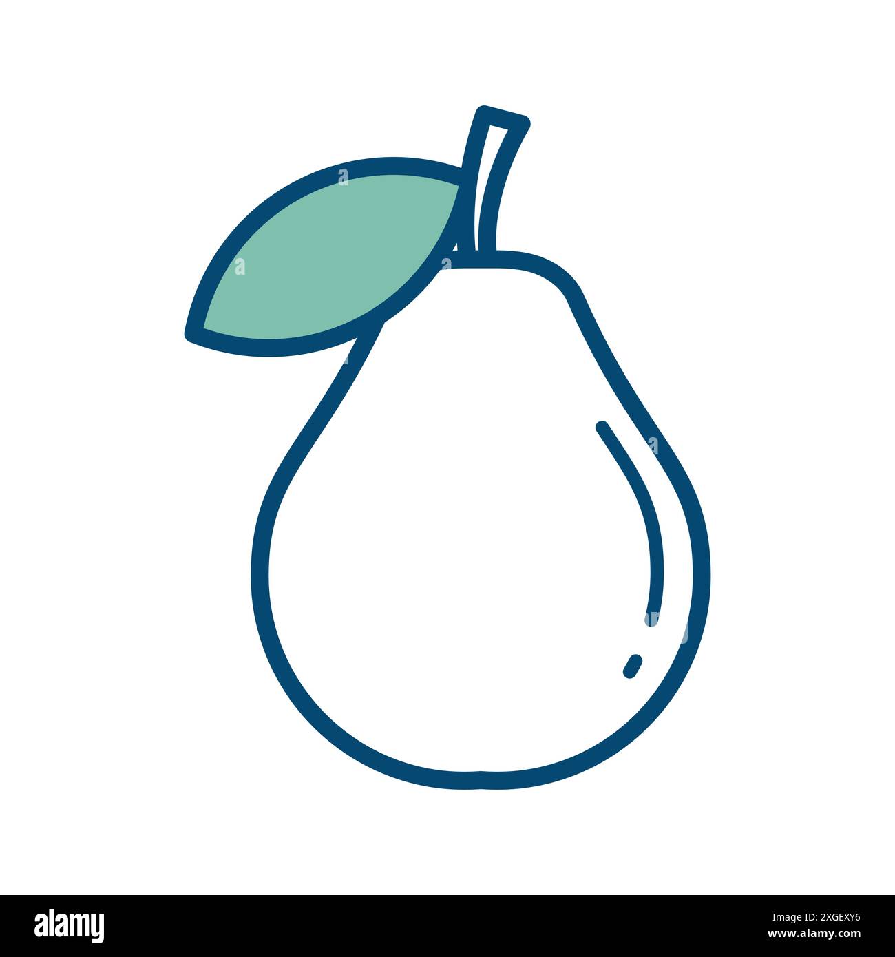 guava fruit icon vector design template in white background Stock ...