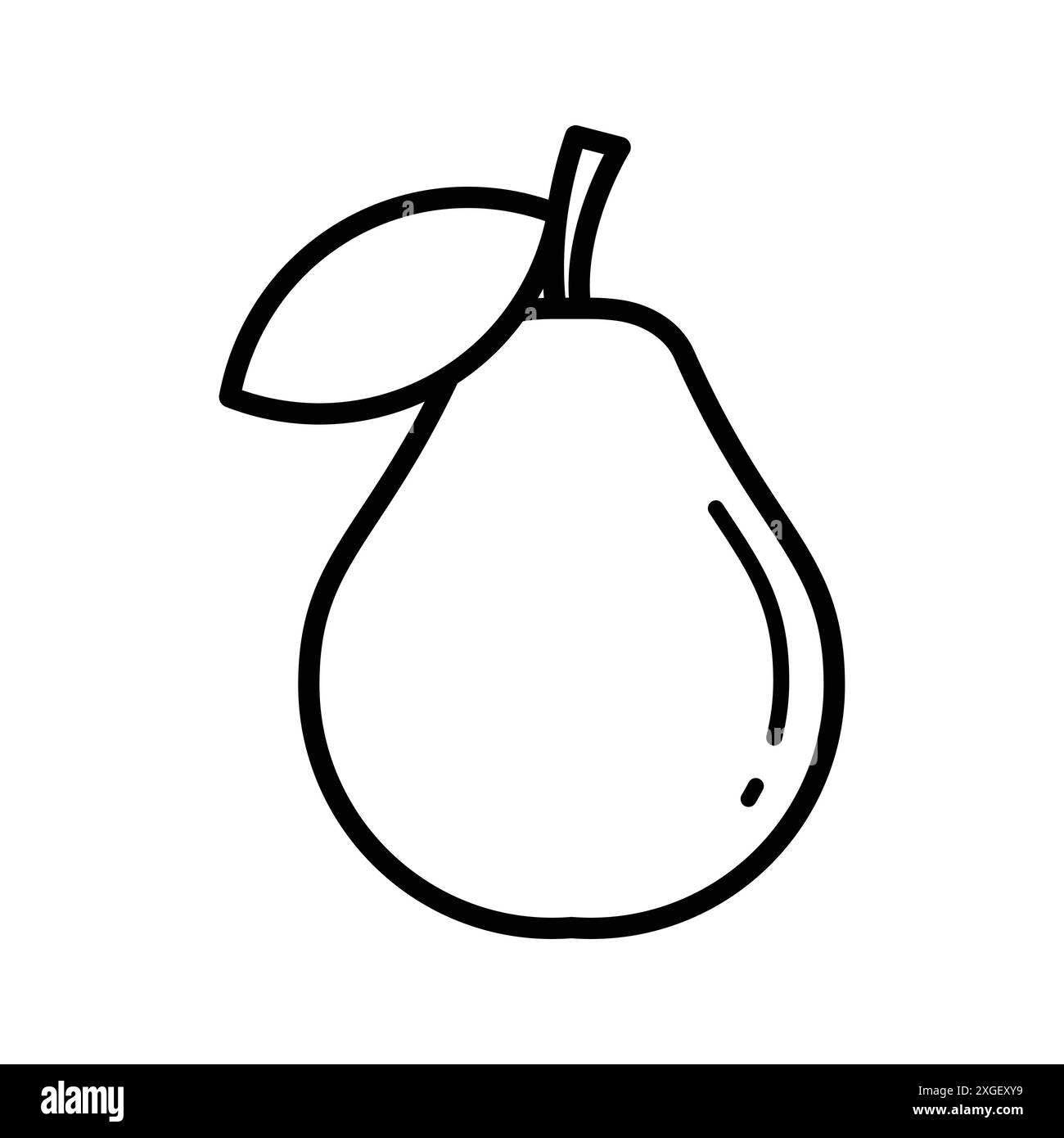 guava fruit icon vector design template in white background Stock ...