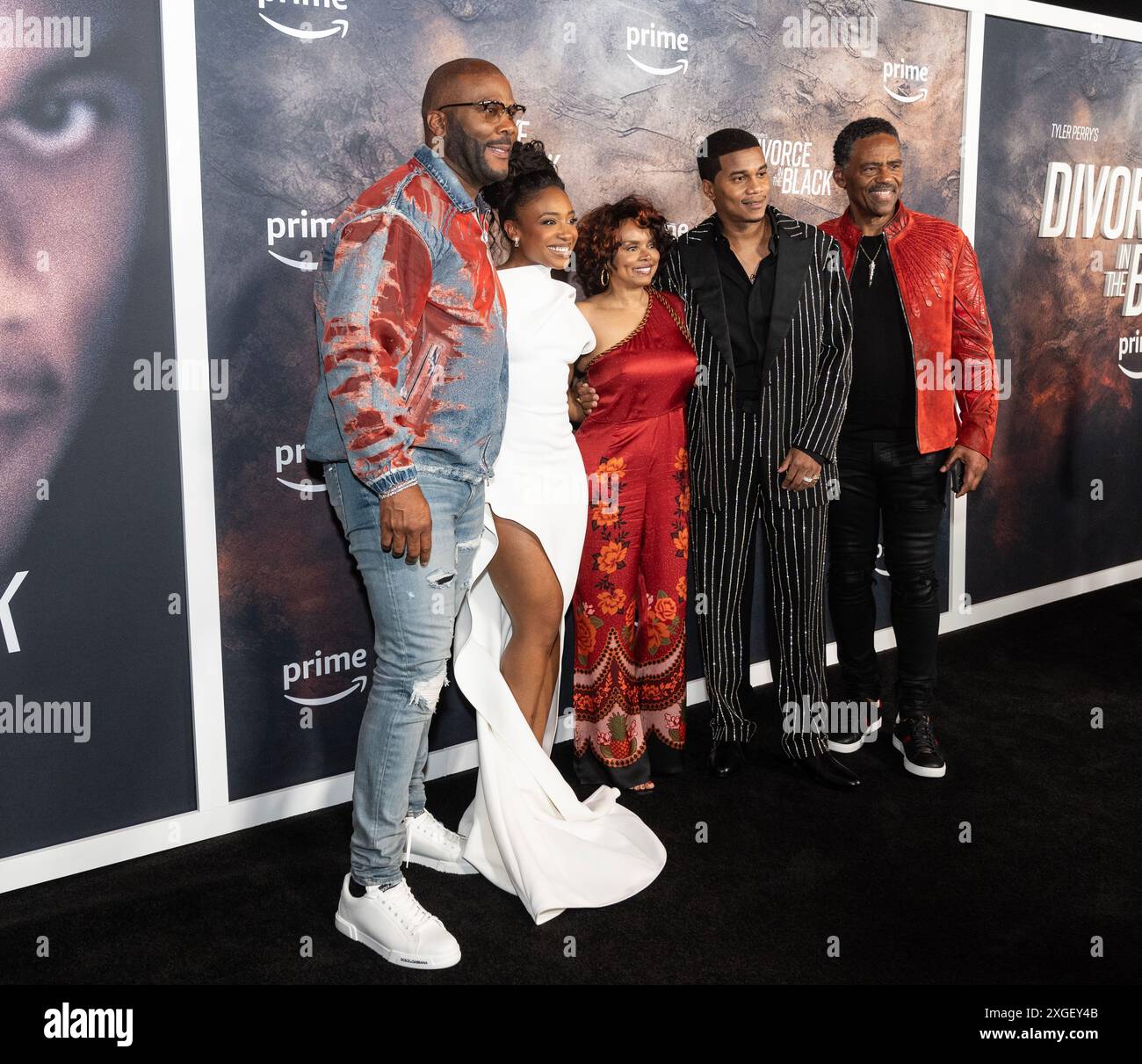 New York, United States. 08th July, 2024. Tyler Perry, Taylor Polidore ...