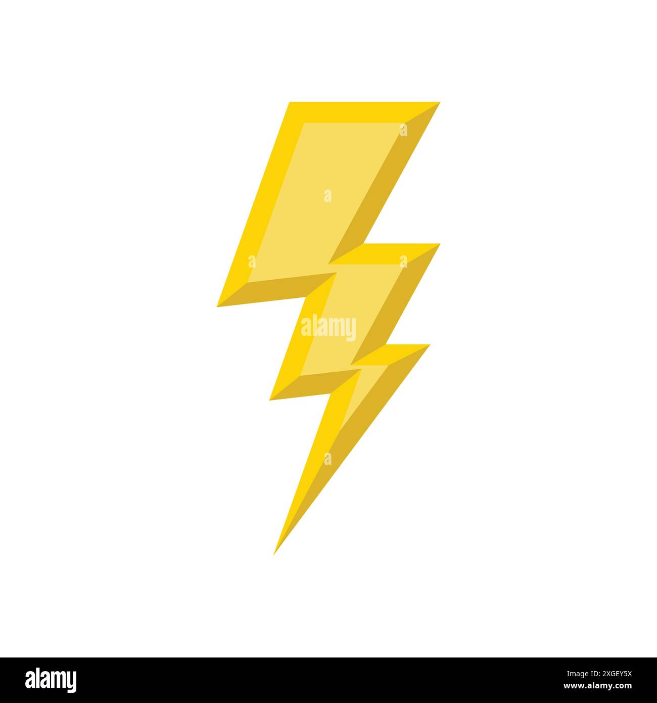 Warning sign electricity lightning bolt hi-res stock photography and ...