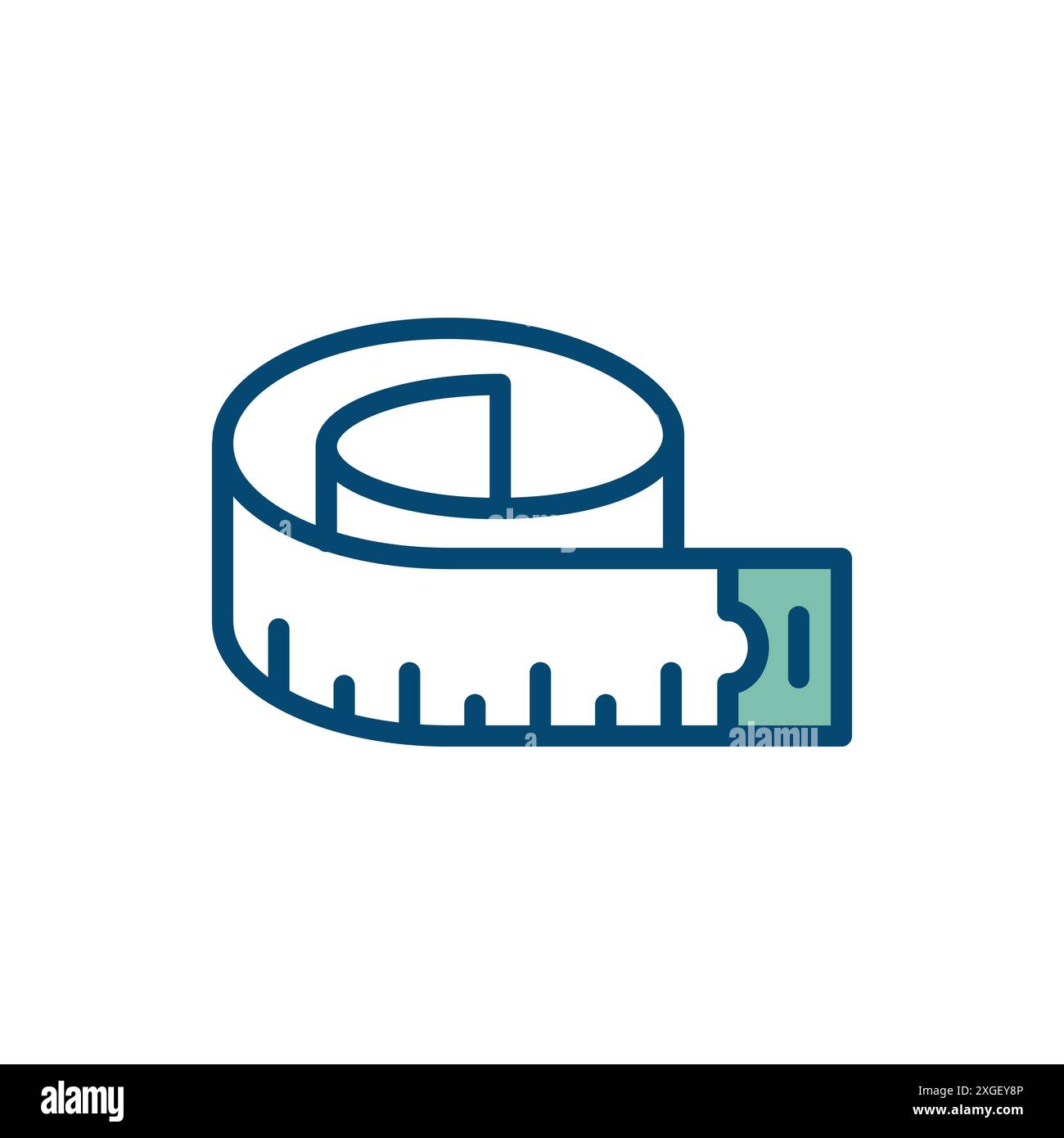 measurement tape icon vector design template in white background Stock ...