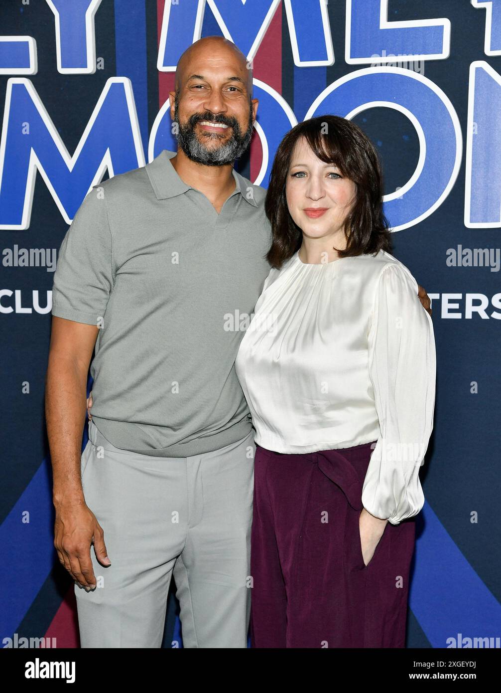 Keegan-Michael Key, left, and Elisa Key attend the world premiere of ...