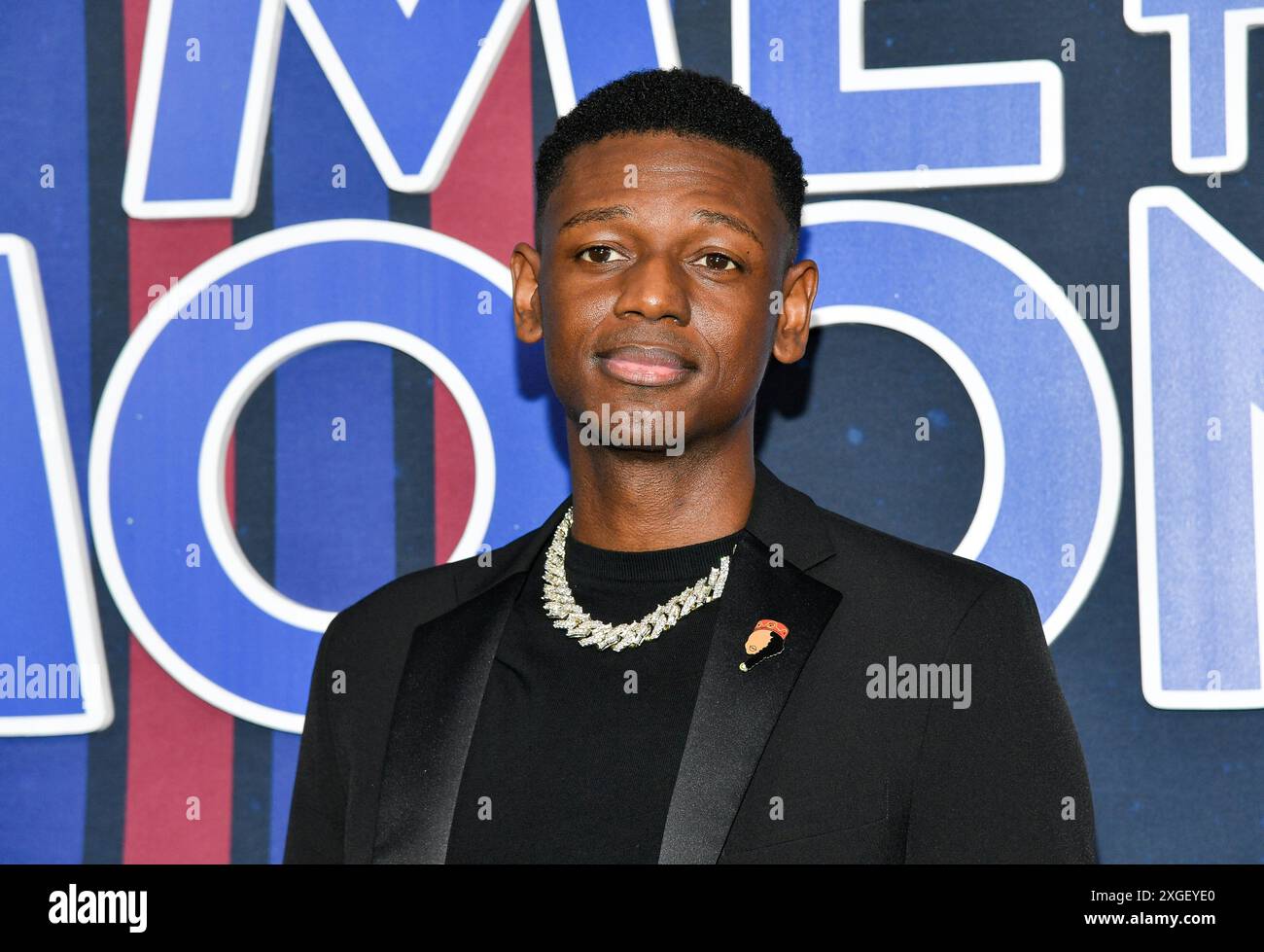 Donald Elise Watkins attends the world premiere of "Fly Me to the Moon ...
