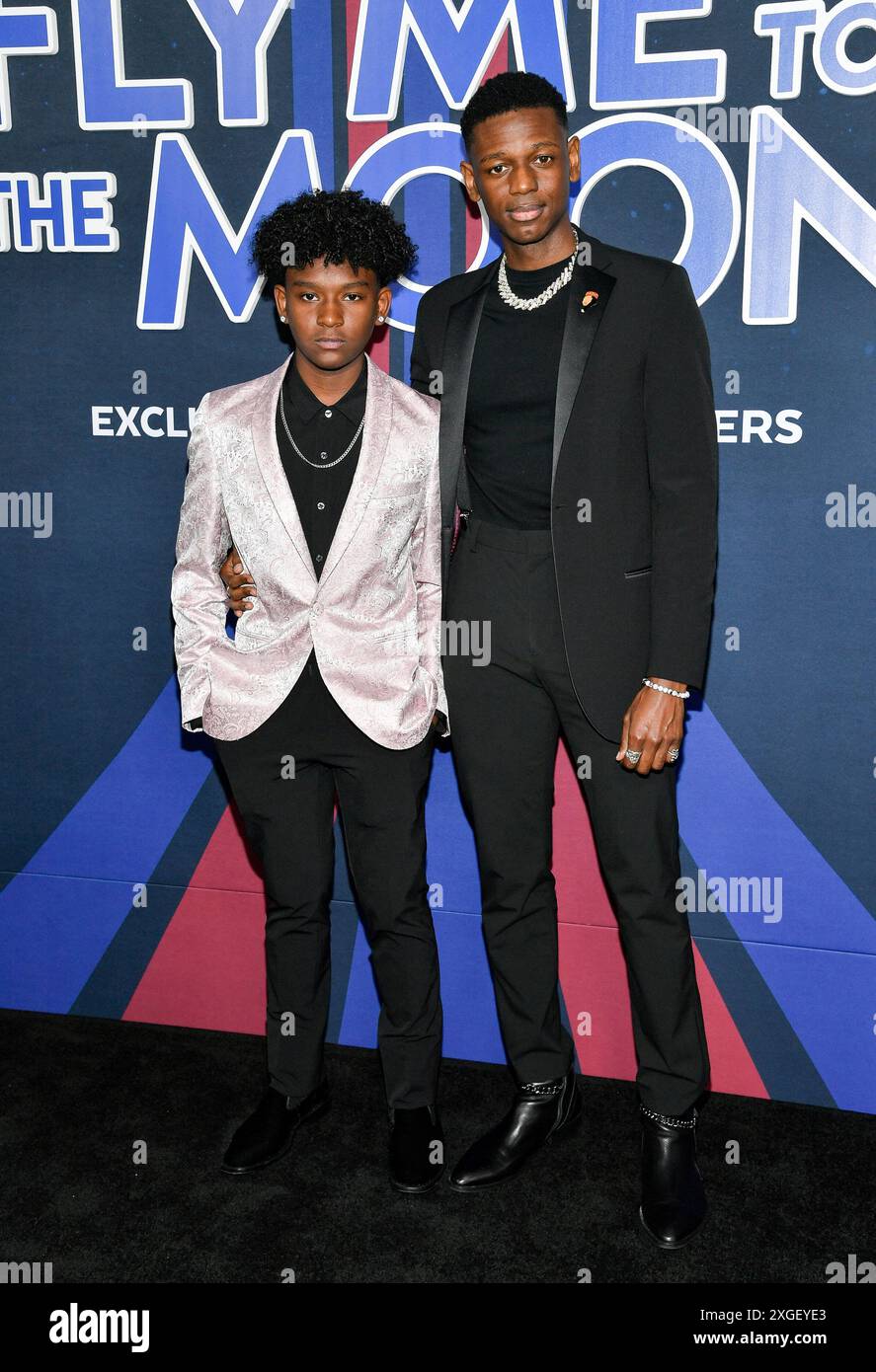 Elliot Elise Watkins, left, and Donald Elise Watkins attend the world ...