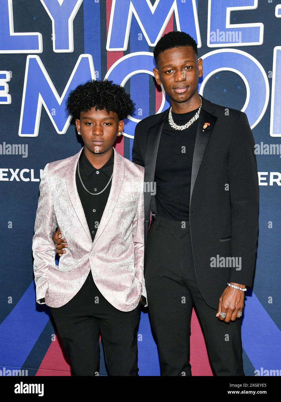 Elliot Elise Watkins, left, and Donald Elise Watkins attend the world ...
