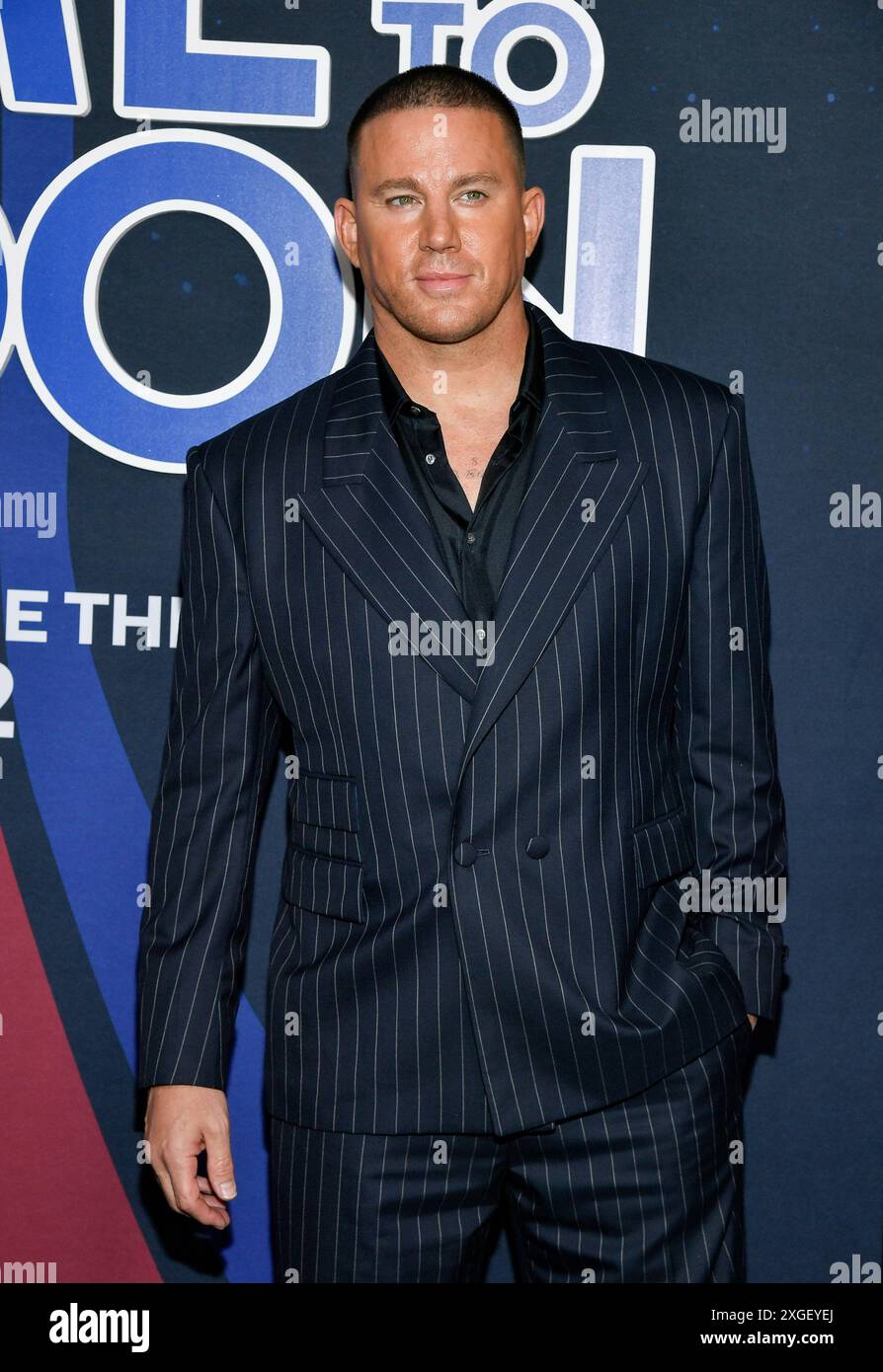 Channing Tatum attends the world premiere of "Fly Me to the Moon" at ...