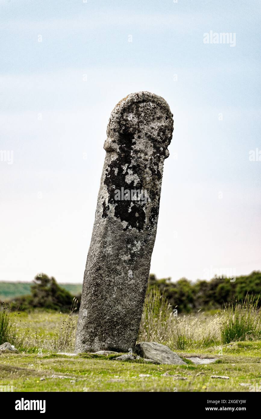 The Long Stone aka Long Tom, Longstone. Bodmin Moor, Cornwall. 3m ...