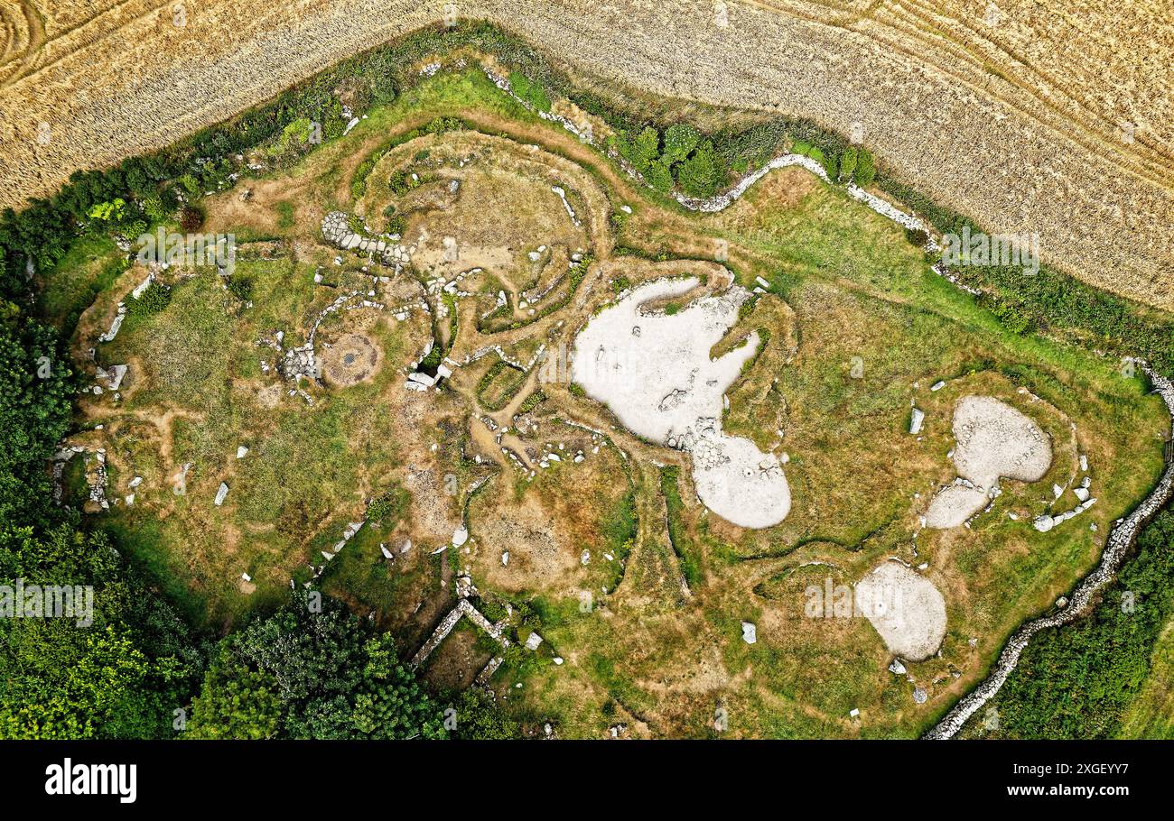 Carn euny aerial hi-res stock photography and images - Alamy