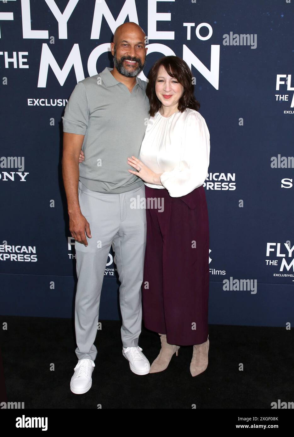 Keegan-Michael Key and Elle Key attending the 'Fly Me to the Moon ...