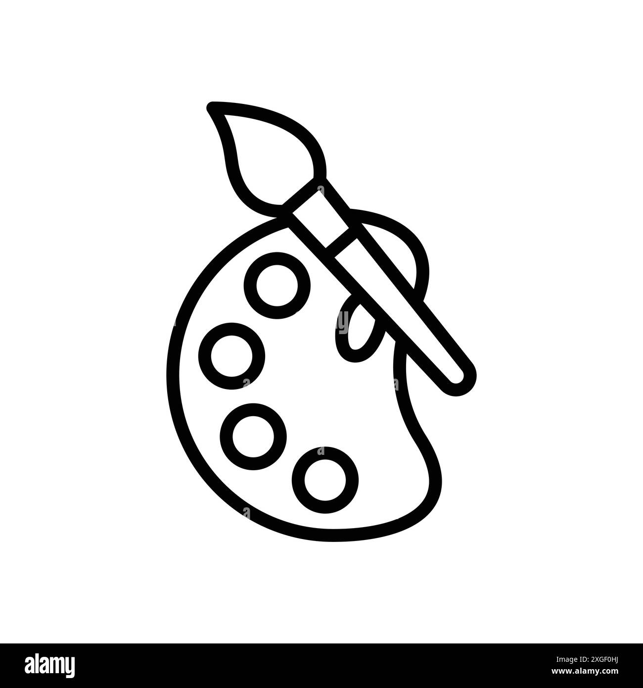 paint palette icon vector design template in white background Stock Vector Image & Art - Alamy