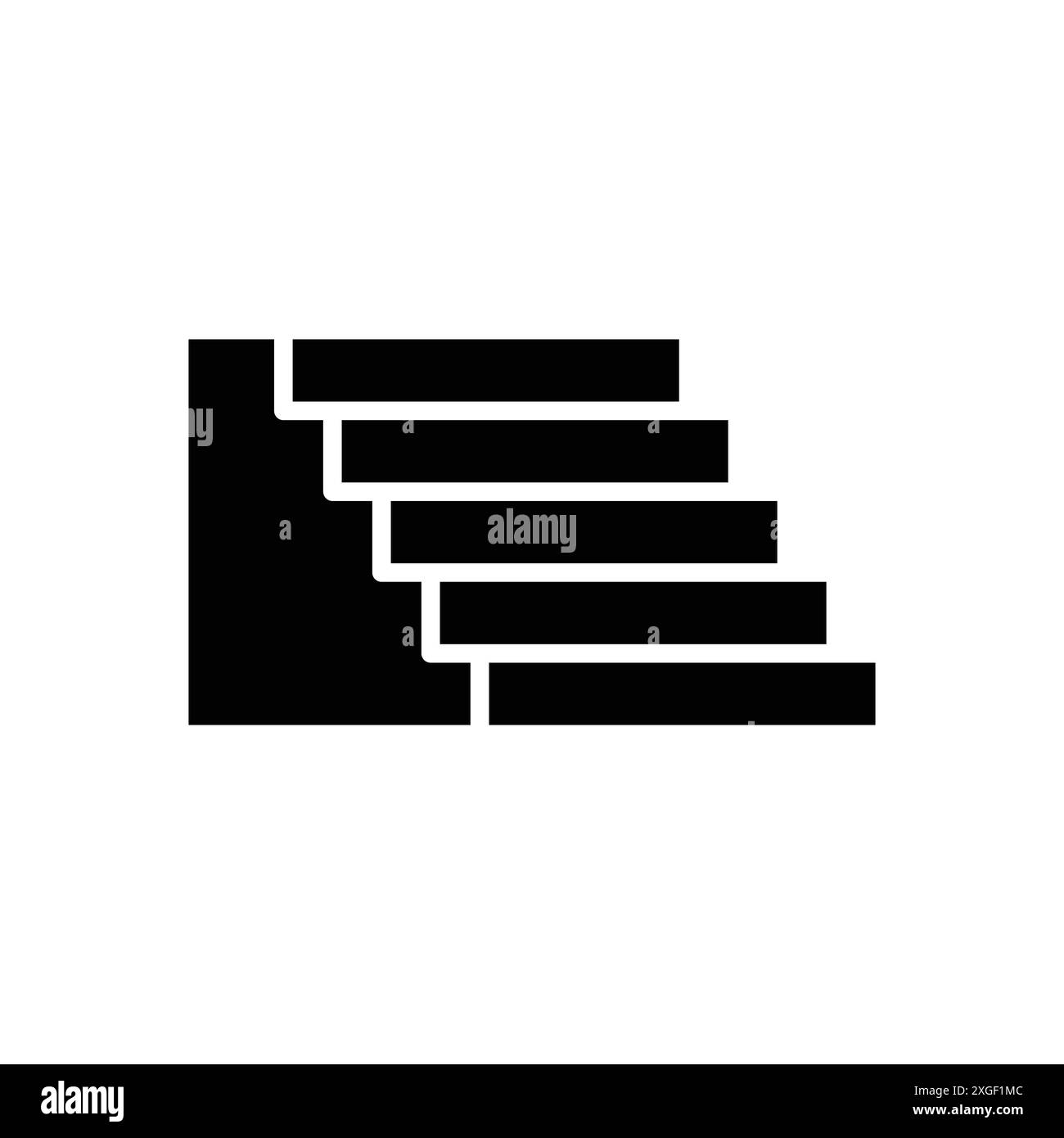 stairs icon vector design template in white background Stock Vector ...