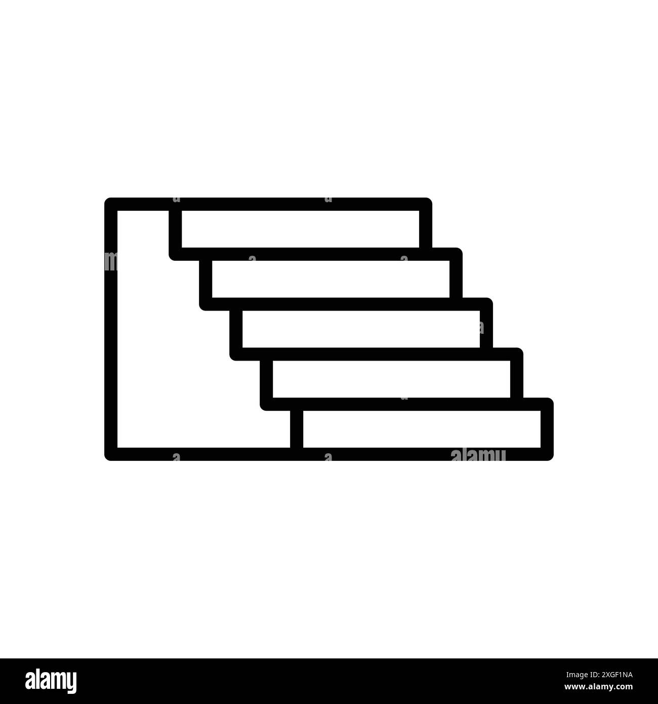 stairs icon vector design template in white background Stock Vector ...