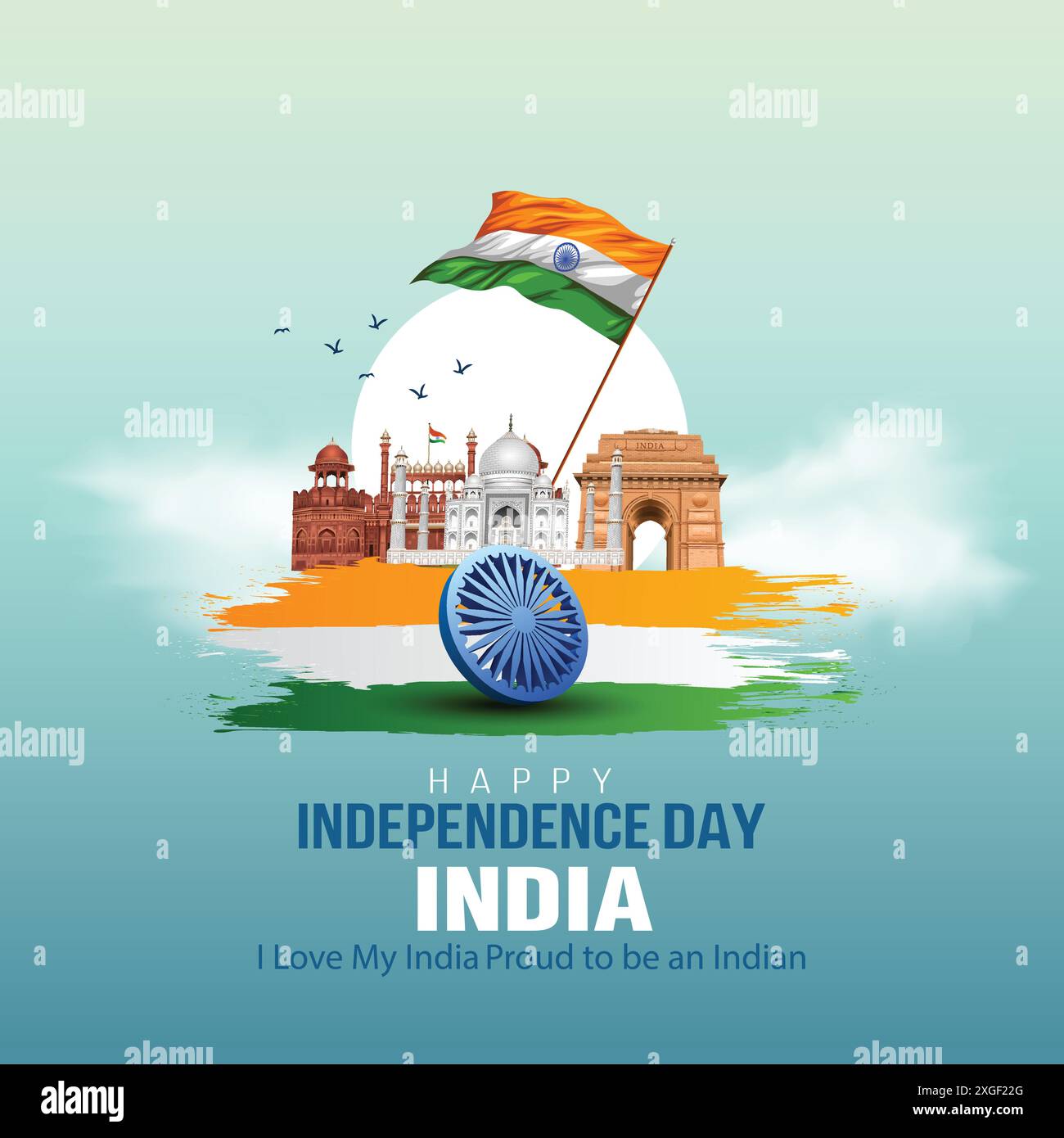 Indian monuments Stock Vector Images - Alamy