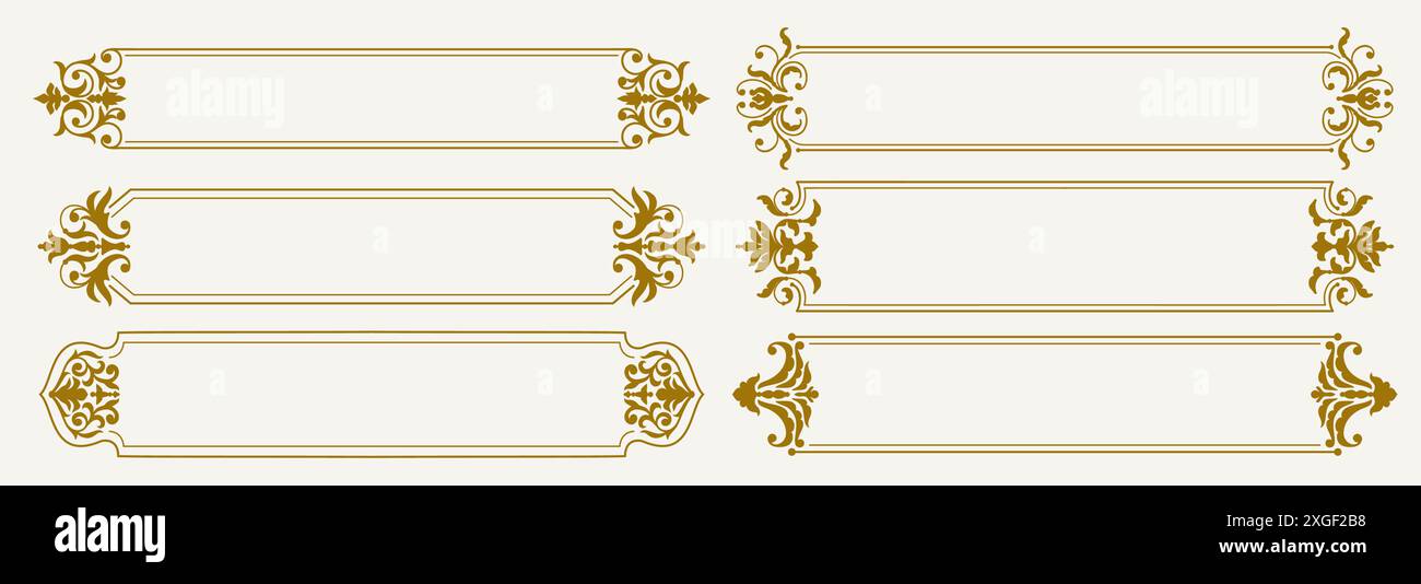 Gold plaque historical Stock Vector Images - Alamy